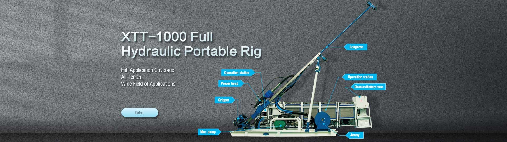 XTT Full Hydraulic Portable Rig